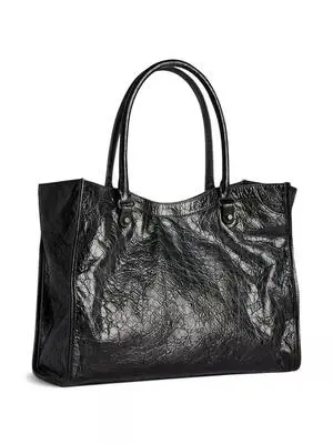 Balenciaga Small Le City Lambskin Tote Bag