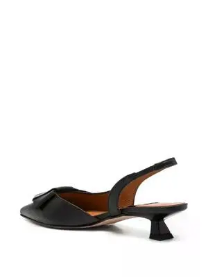 ANGEL ALARCON Slingback Pumps With Bow Detailing