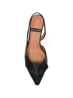 ANGEL ALARCON Slingback Pumps With Bow Detailing