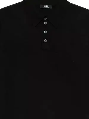 Alpha Studio Buttoned Short-sleeve Polo Shirt