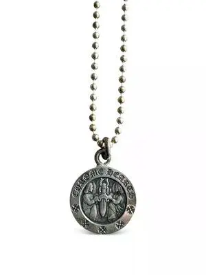 Chrome Hearts Medallion Pendant Necklace - Silver