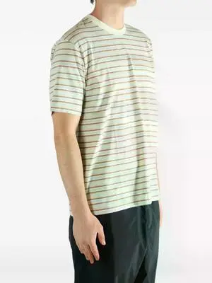 Auralee Gradient Stripe T-shirt - Green