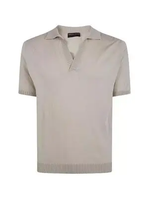 FILIPPO DE LAURENTIIS Knitted V-neck T-shirt