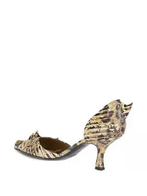 THE EROSE Yayoi Leopard-print D'orsay Pumps