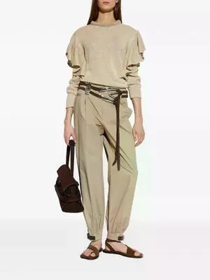 Moschino Buckle-cuff Tailored Trousers