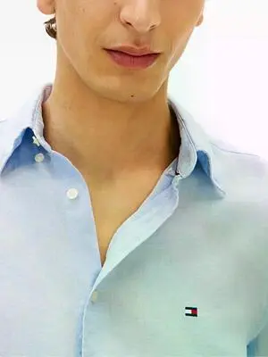 Tommy Hilfiger Logo Shirt - Blue