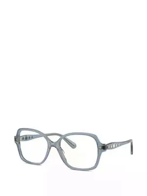 SWAROVSKI Embellished Full Rim Glasses - Blue