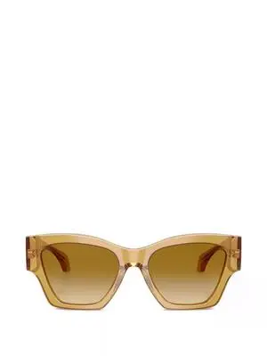 Versace Geometric-frame Sunglasses - Yellow
