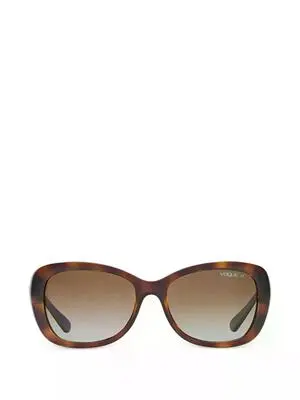 VOGUE EYEWEAR Oval-frame Sunglasses - Brown