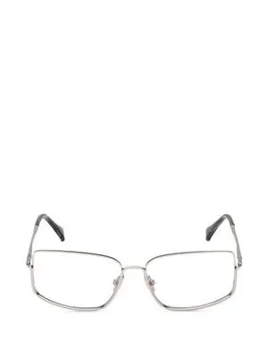 Max Mara Rectangle-frame Glasses - Silver