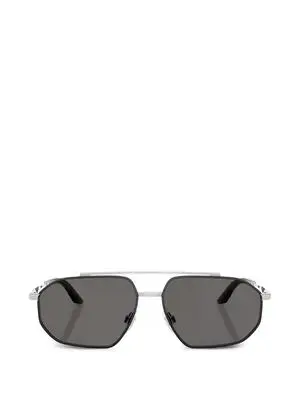 Dolce & Gabbana Geometric Frame Sunglasses - Black