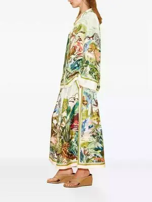 ALEMAIS Jungle Boogie Silk Trousers