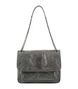 Saint Laurent Medium Niki Shoulder Bag - Grey