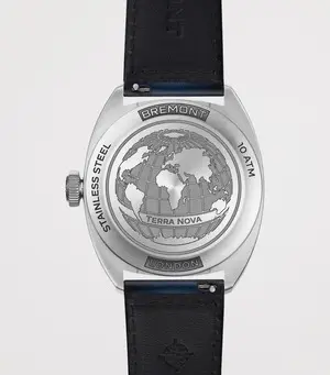 BREMONT Terra Nova Jumping Hour Stainless Steel Watch