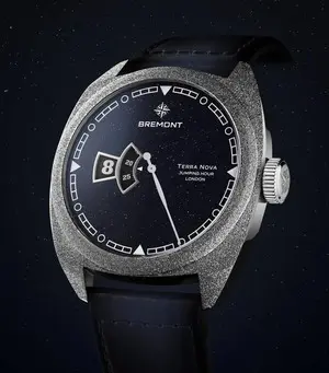 BREMONT Terra Nova Jumping Hour Stainless Steel Watch