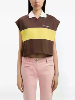 Palm Angels Classic Logo Boxy Polo Top
