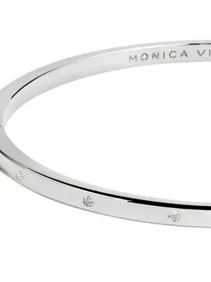 Monica Vinader Essential Diamond Bracelet - Silver