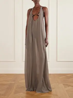 Rick Owens Tulle-trimmed Bra