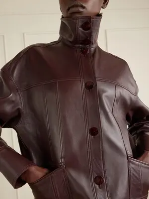 Galvan Paneled Leather Jacket