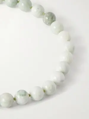 JENNIFER BEHR Louisa Gold-plated Jade Necklace - Green