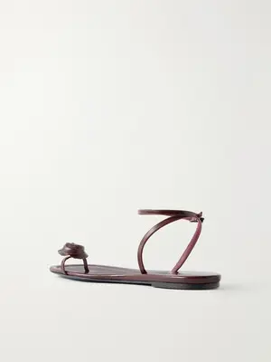 Magda Butrym Rose Leather Sandals