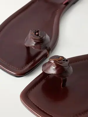 Magda Butrym Rose Leather Sandals