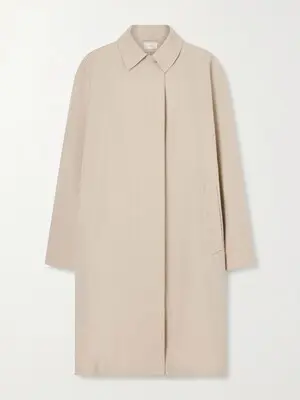 THE ROW Dayton Cotton Coat - Neutrals