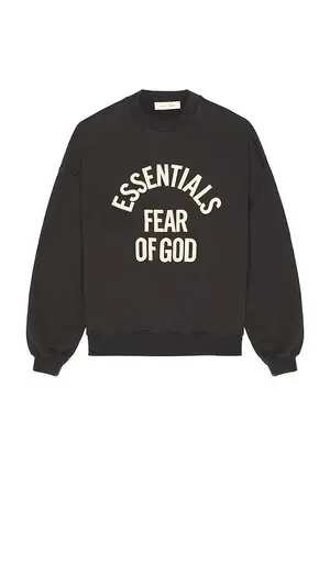 Fear Of God Campus 90's Crewneck Sweatshirt - Black