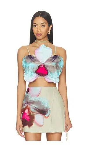 AMUR Maisie 3d Orchid Top