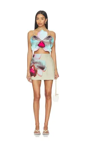 AMUR Maisie 3d Orchid Top
