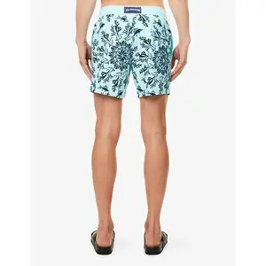 Vilebrequin Moorea Coral-print Swim Shorts - Oxygene