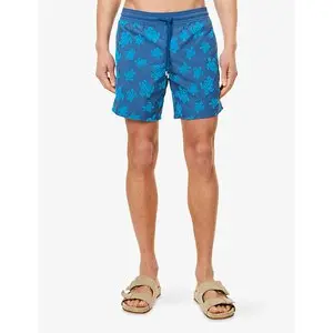 Vilebrequin Moorea Turtle-print Swim Shorts - Evening