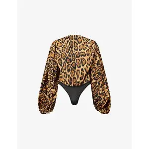 Alaïa Leopard-print Nylon Body