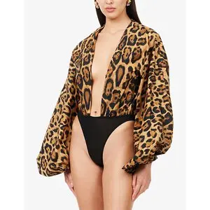Alaïa Leopard-print Nylon Body