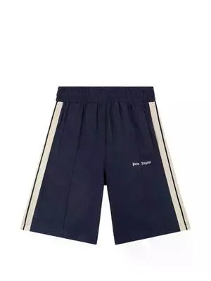Palm Angels Logo Track Shorts - Blue
