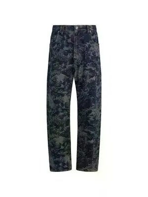 Philipp Plein Skull Print Jeans