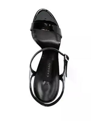 Casadei Open-toe High Stiletto Heel Sandals With Ankle Strap