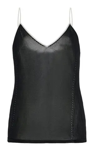 HIGH SPORT Tyler Knit Camisole Top - Black
