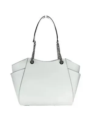 Michael Kors Chain-link Leather-trimmed Tote Bag