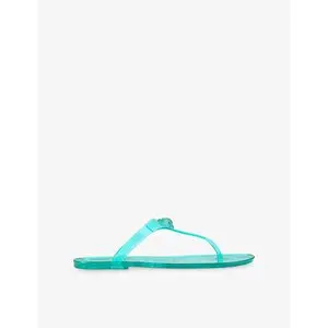 Kurt Geiger Maddison T-bar Jelly Sandals - Teal