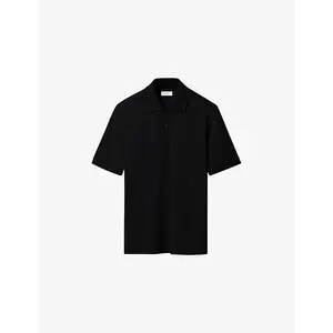 Eton Short-sleeved Cotton-piqué Polo Shirt - Black