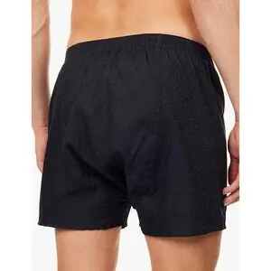 Derek Rose Classic-fit Cotton Boxer Shorts - Black