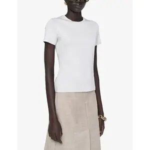 JOSEPH Livia Short-sleeved Cotton-jersey T-shirt