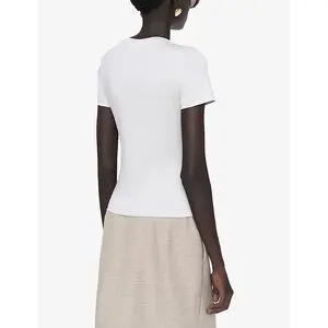 JOSEPH Livia Short-sleeved Cotton-jersey T-shirt