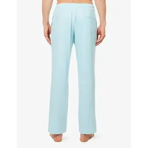 Derek Rose Basel 25 Modal-jersey Trousers - Blue