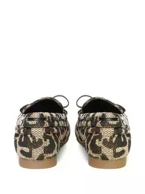 V°73 Leopard Print Loafers