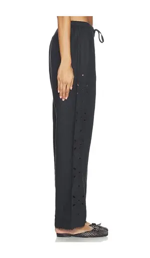 Rails Mirina Linen Trousers - Black
