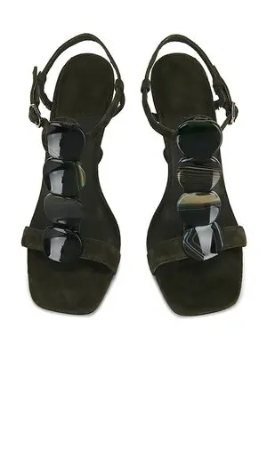 Jeffrey Campbell Palma Wedge Sandals With Gem Embellishments
