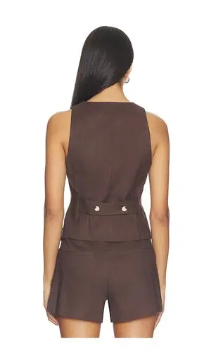 Veronica Beard Hartwell Vest - Brown