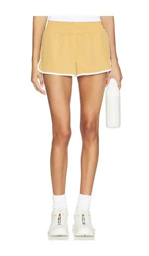 Varley Arlington Running Short Tan